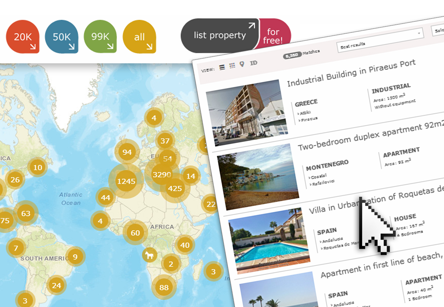 Use our website to post real estate listings for free ...